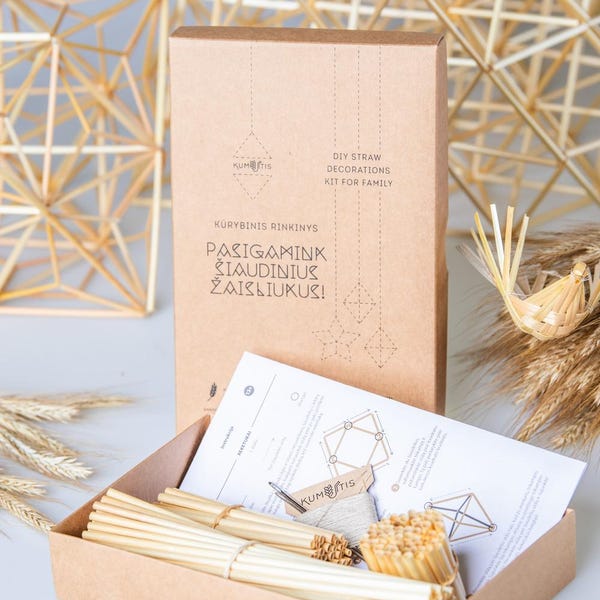 Straw Ornaments - Etsy