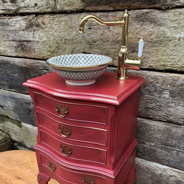 Antique Sink Vanity - Etsy UK