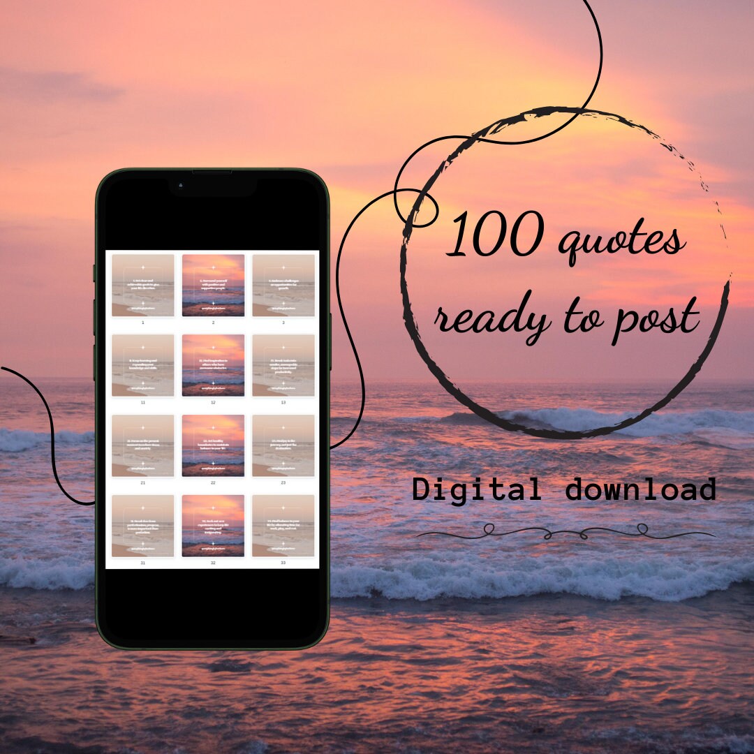 100 Motivational Instagram Template | Instagram Post Quotes | Social ...