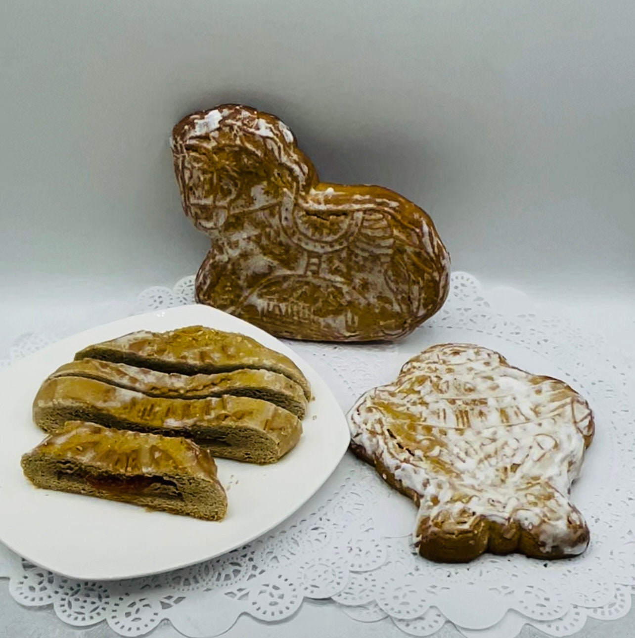 Pryanik honey Spice Cookie With Jam Filling 7 X 6 Horse or Samovar 400g ...