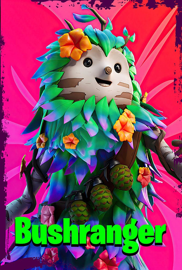 Wall Poster Digital Printable Bushranger - Etsy