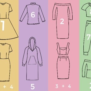 Basic Pdf Sewing Patterns for Women PDF Sewing Patterns for - Etsy