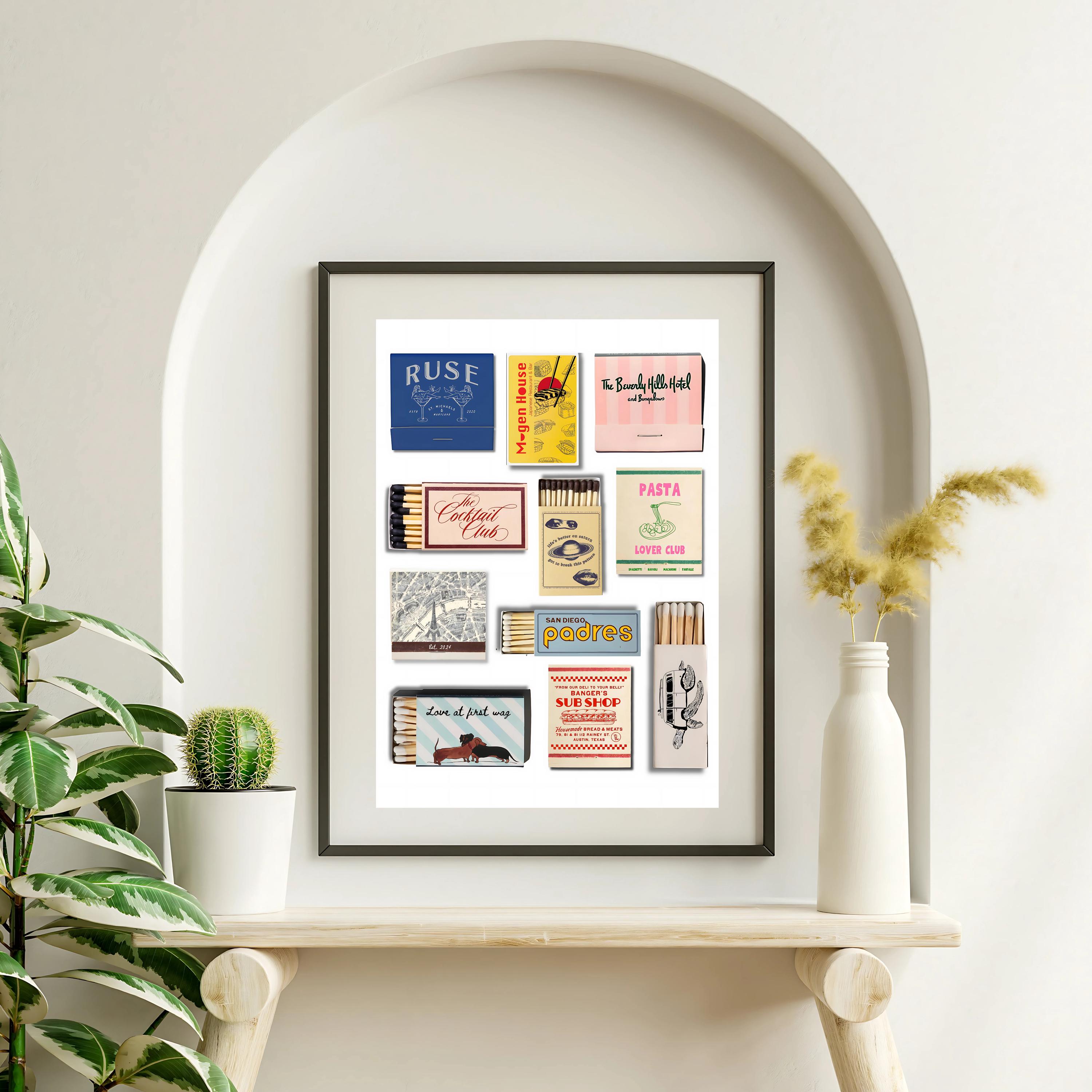 Matchbox Poster Template – Customizable Neutral Printable Wall Art ...