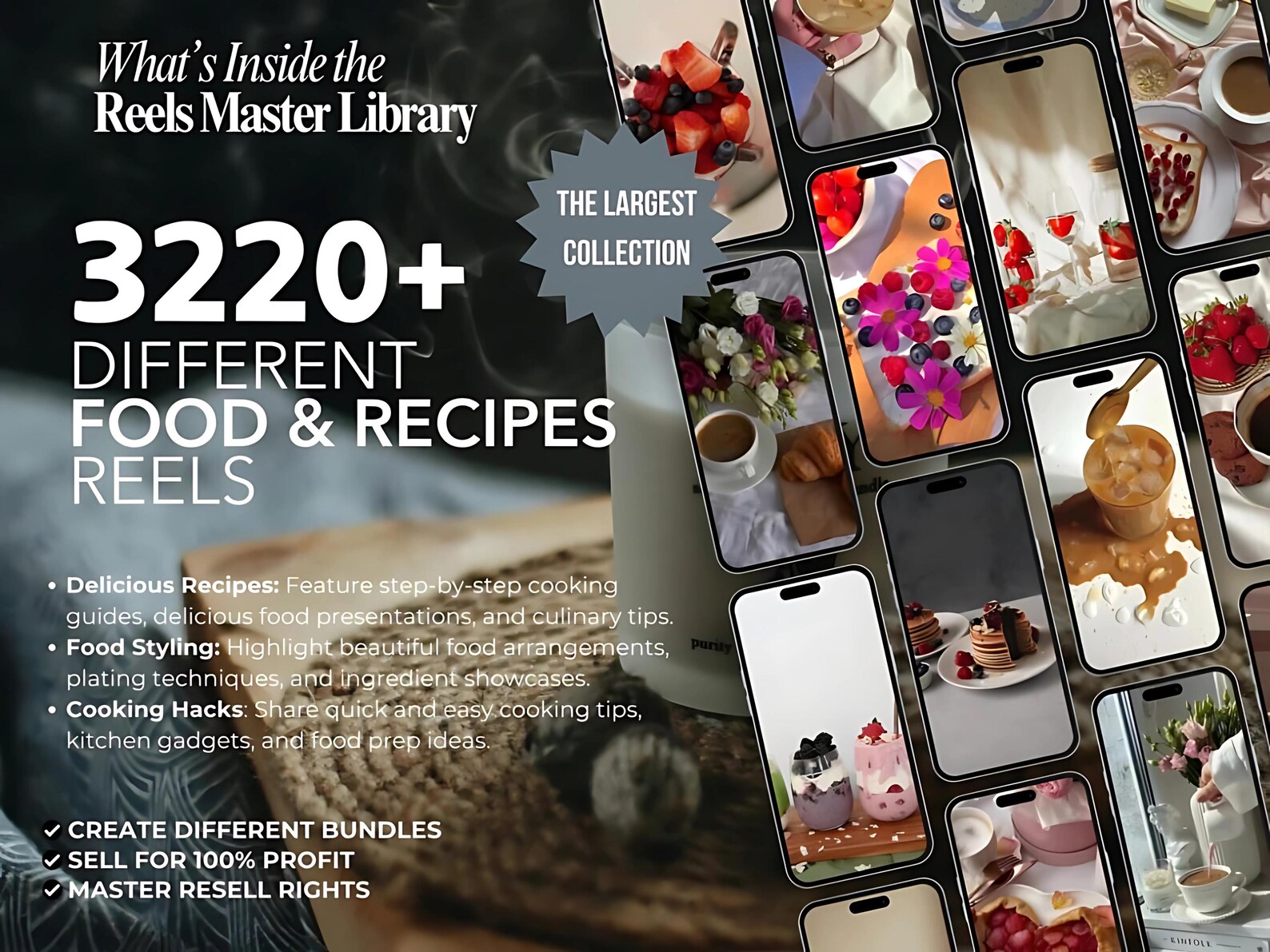 100,000+ Videos Bundle MRR PLR, 100,000+ Reel Master Library, Ultimate ...