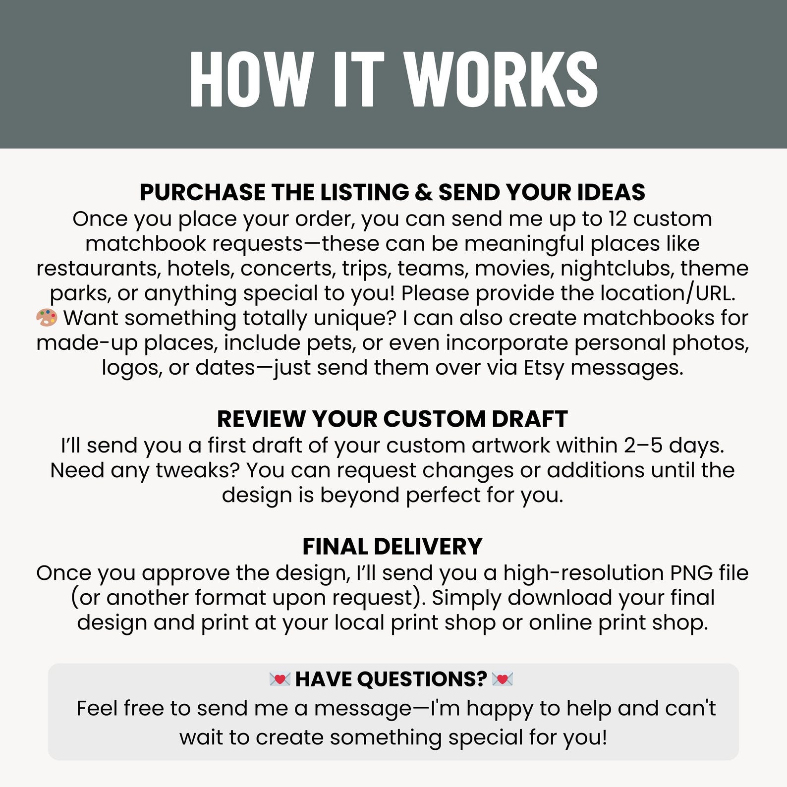 Custom Matchbox Art Print, Custom Birthday or Anniversary Gift, Realistic Personalized Matchbook ...