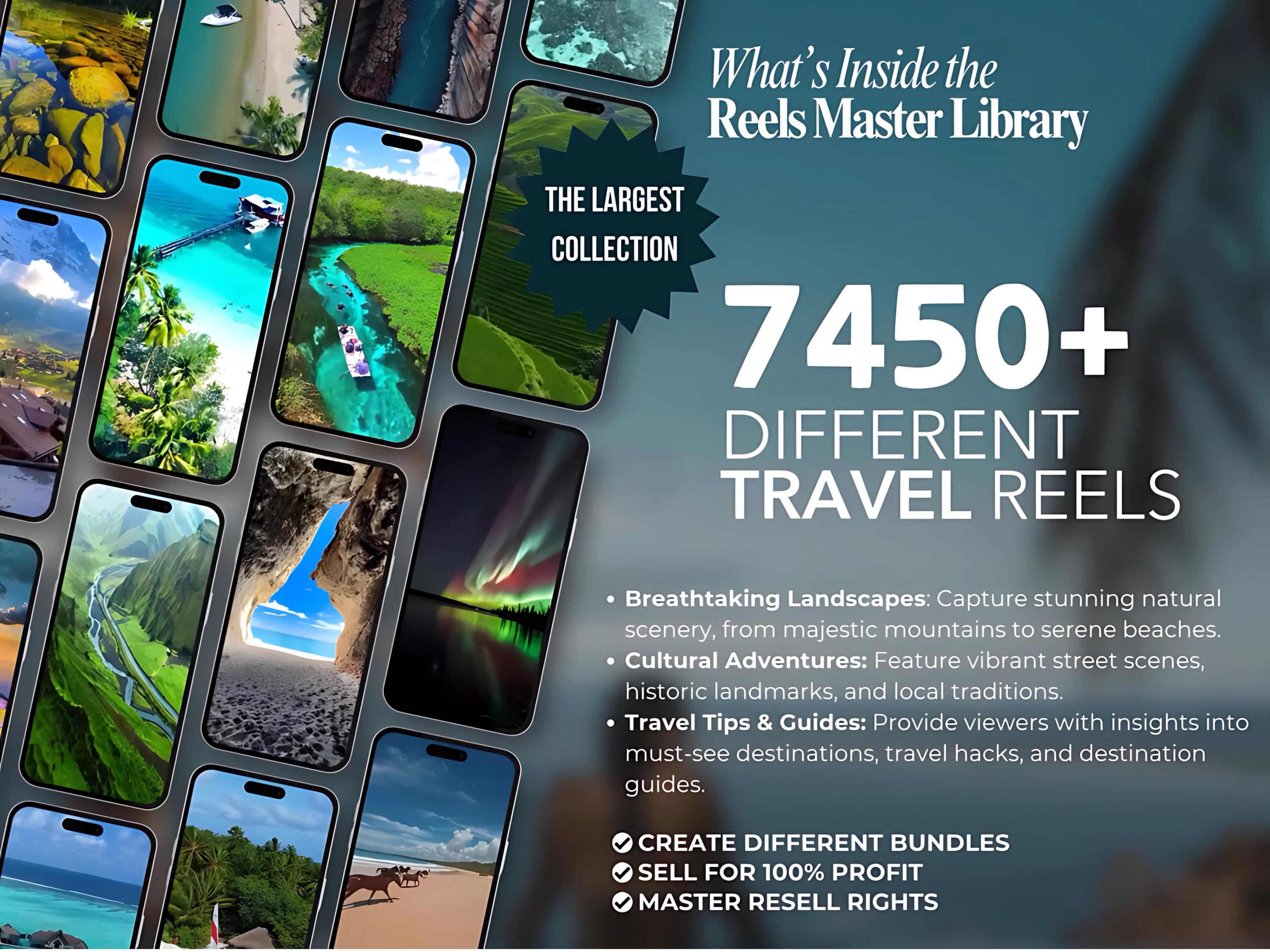 100,000+ Videos Bundle MRR PLR, 100,000+ Reel Master Library, Ultimate ...