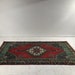 3x6 Pastel Color Geometric Pattern Vintage Rug,red-gray-green Oushak ...
