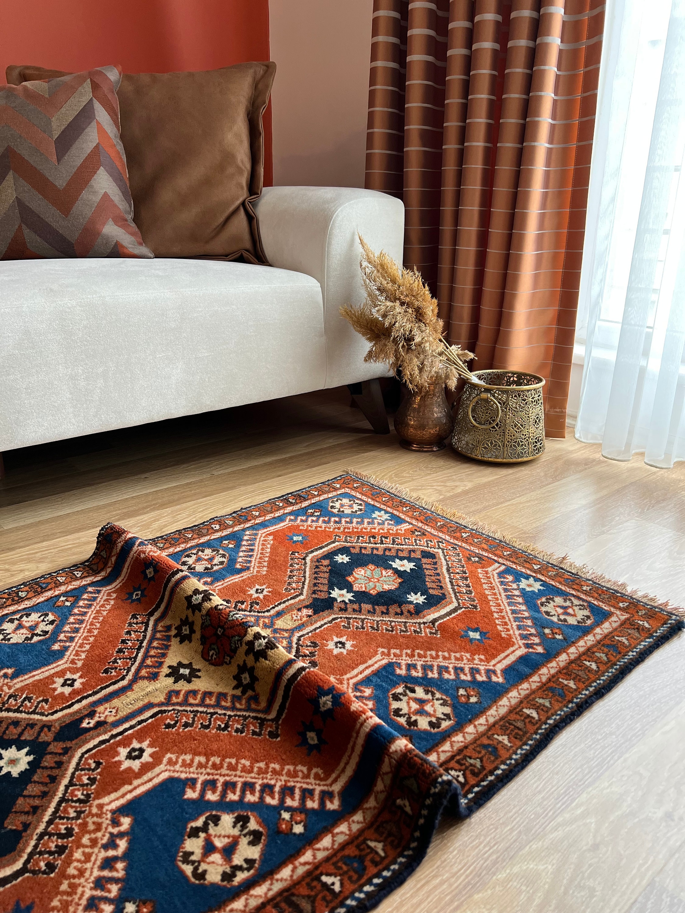 2x4 Boho Style Rug 2x4 Turkish Area Rugsvintage Floor - Etsy