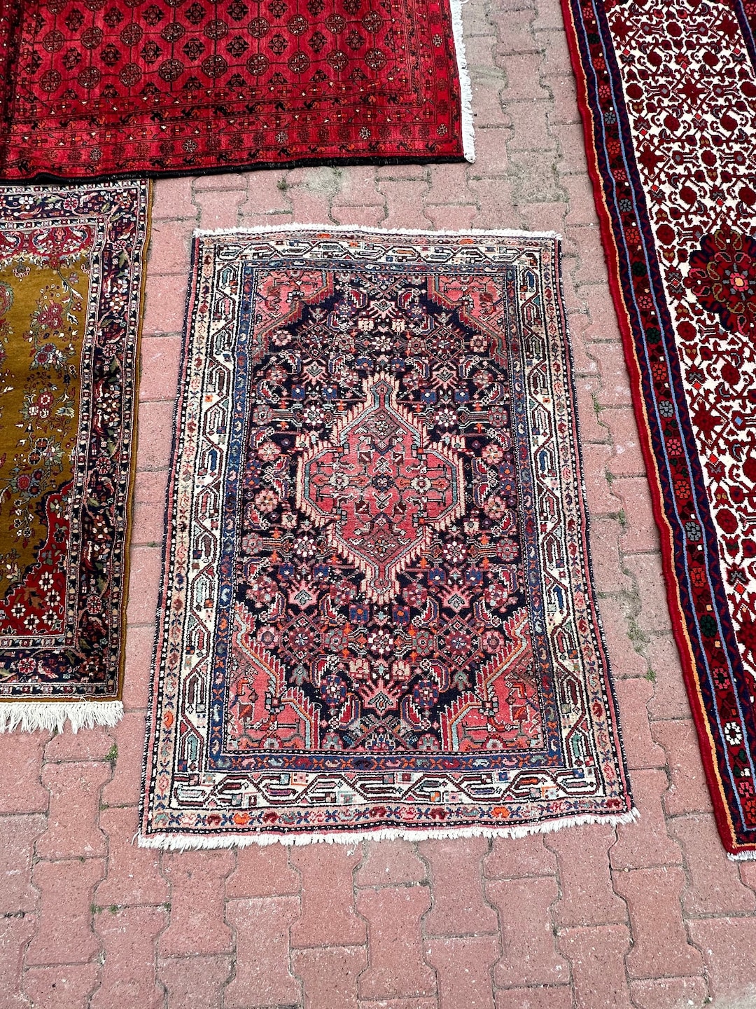 Small Persian Rug, 3x5 Small Vintage Handwoven Rug, Persian Handmade ...
