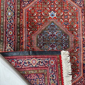 Handwoven Persian Red Rug, 3x5 Small Flowery Pattern Vintage Rug ...