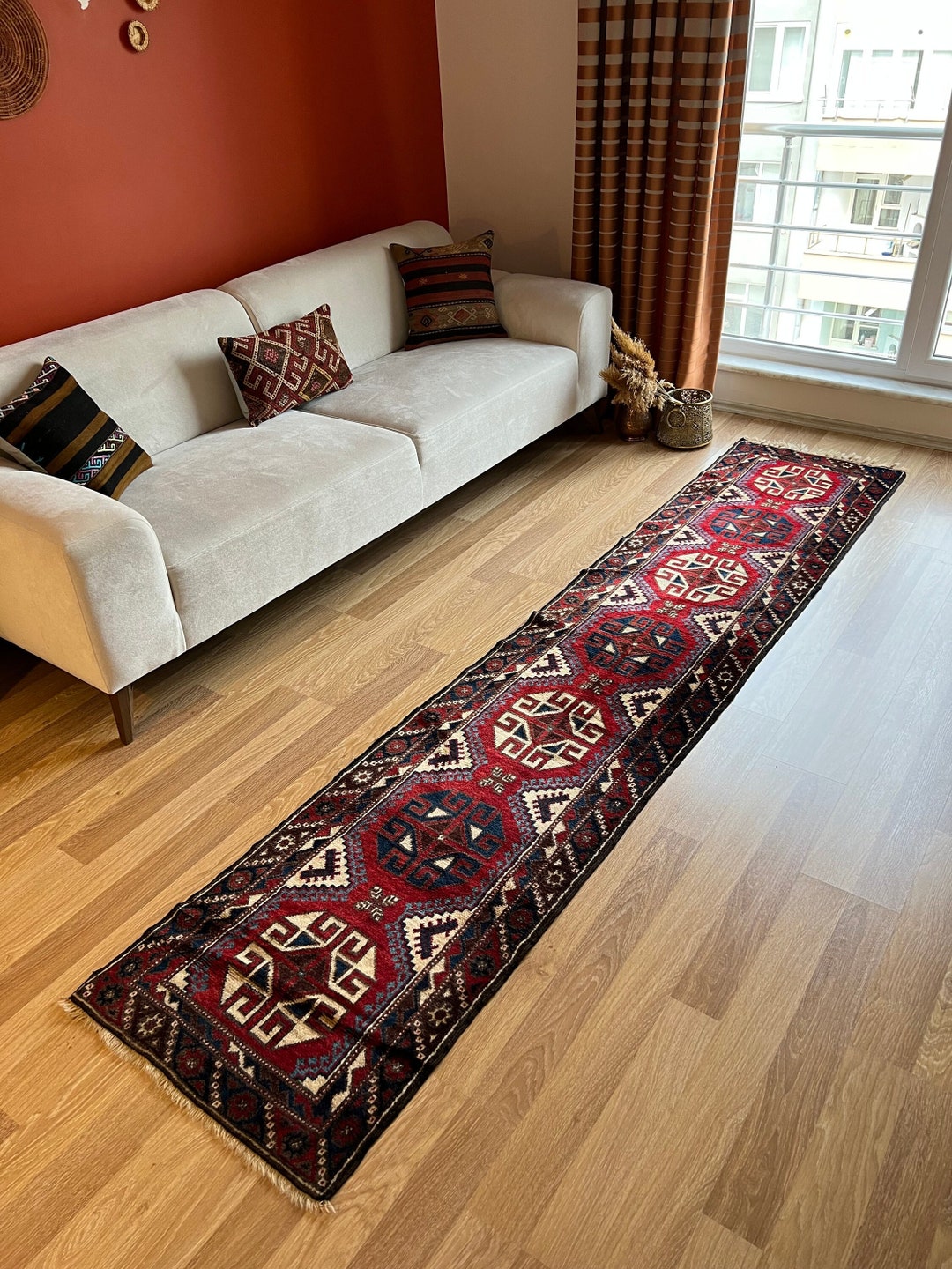 2x10 Entryway Runner Rug,very Old Great Condition,long Runner for ...