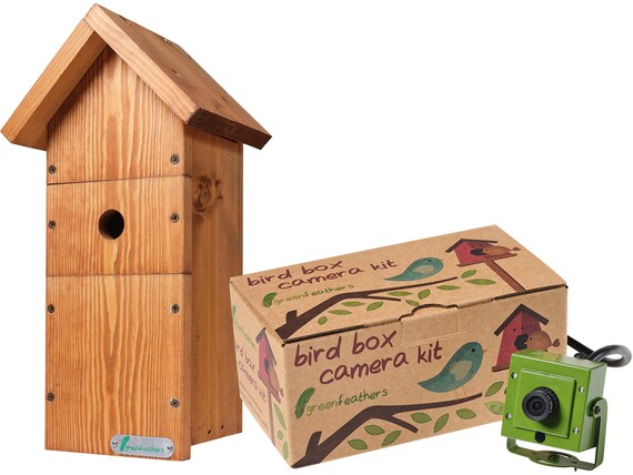 Large Wooden Deluxe Bird Box With WIFI Camera Included - Etsy
