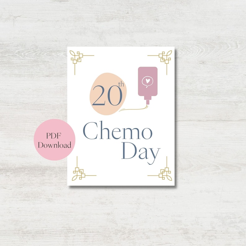 Printable Cancer Chemo Sign Set, Last Chemo Day Sign, Last Day of Chemo ...