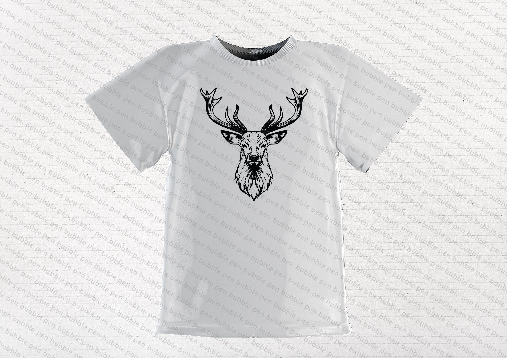 Hirschkopf SVG, Hirschkopf svg, Hirsch svg, Hirschgeweih svg, Berg ...