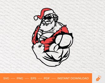 Santa Claus Svg Png Peeking Santa Svg Vintage Santa Svg - Etsy