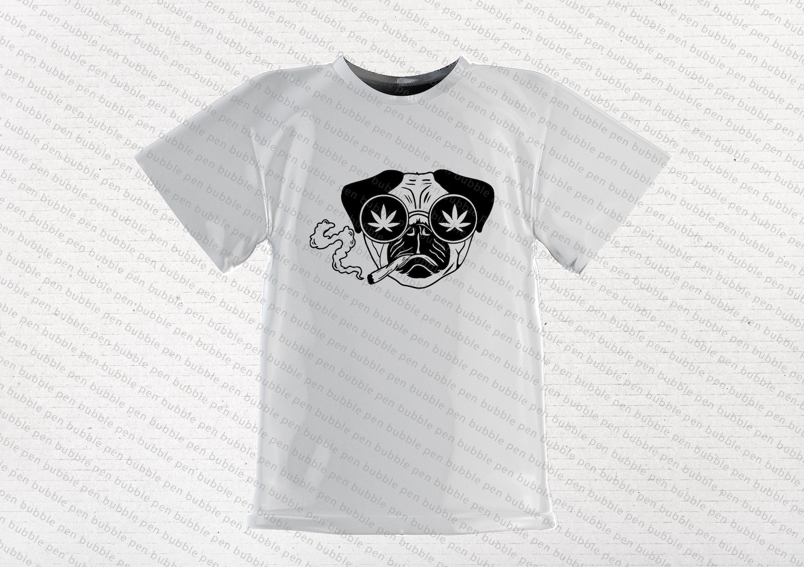 Pug Smoking Joint SVG, Pug Smoking Weed Svg, Smoking Joint Svg, Smoking ...