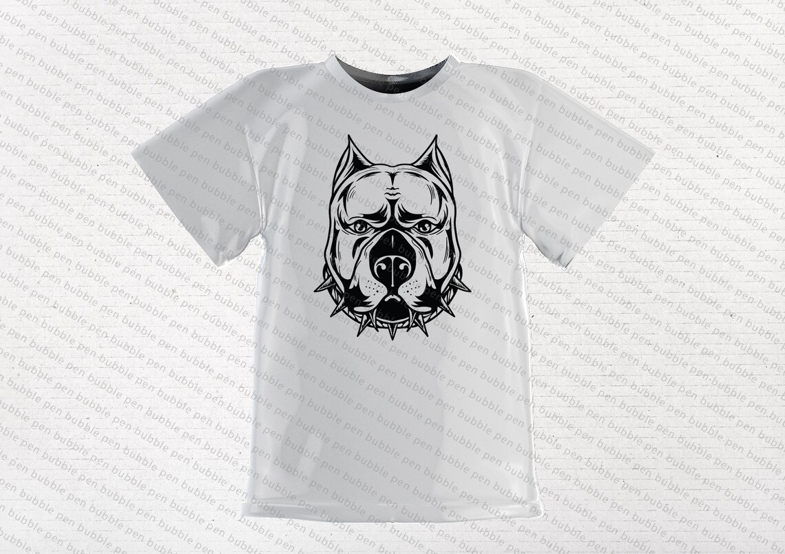 Pitbull Head SVG, Bully Head Svg, American Pitbull Head Svg, Pitbull ...