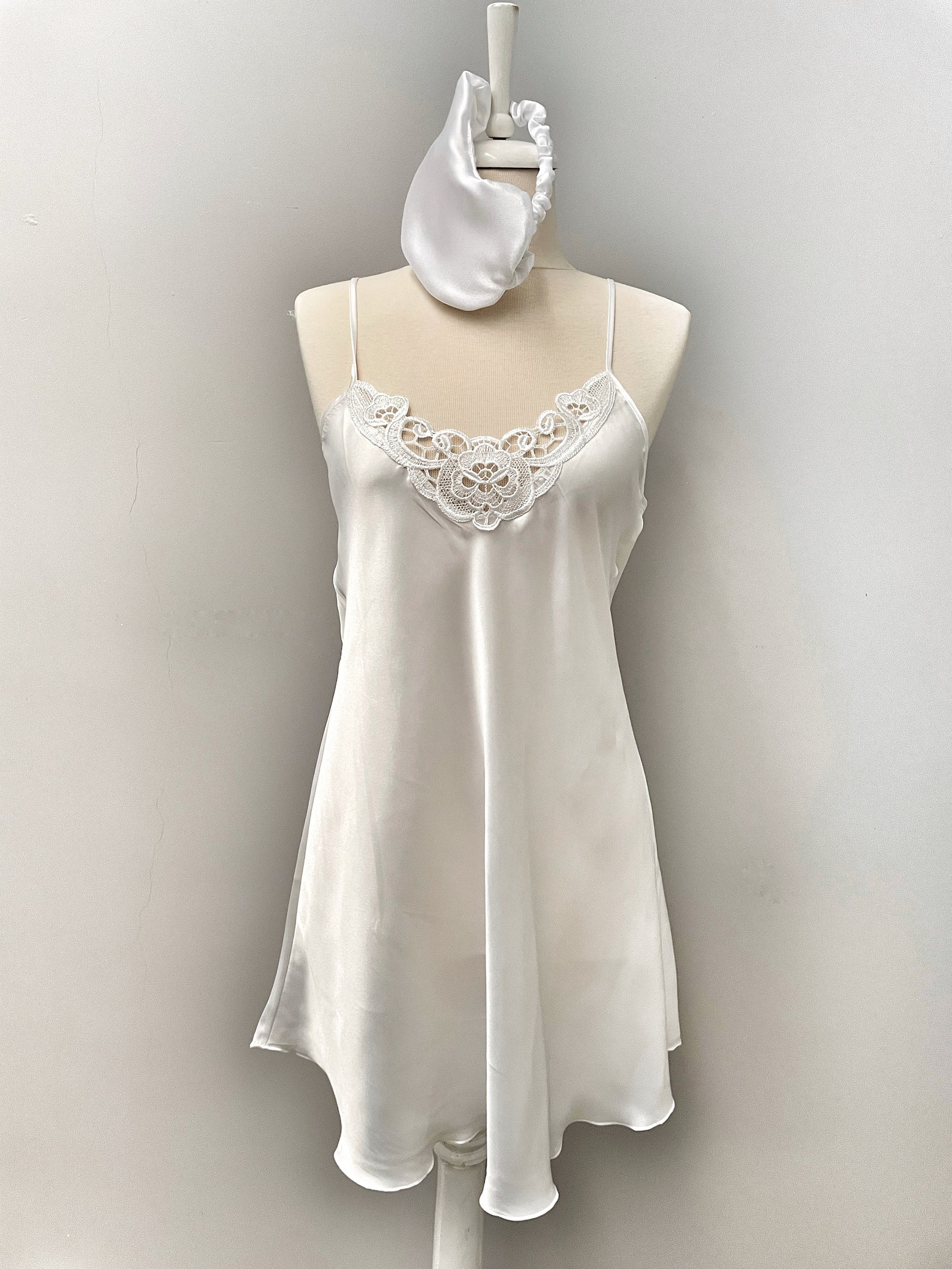Silky Slip Dress Bride Robe Sets Silky Nightgown Bridal Nightgown ...