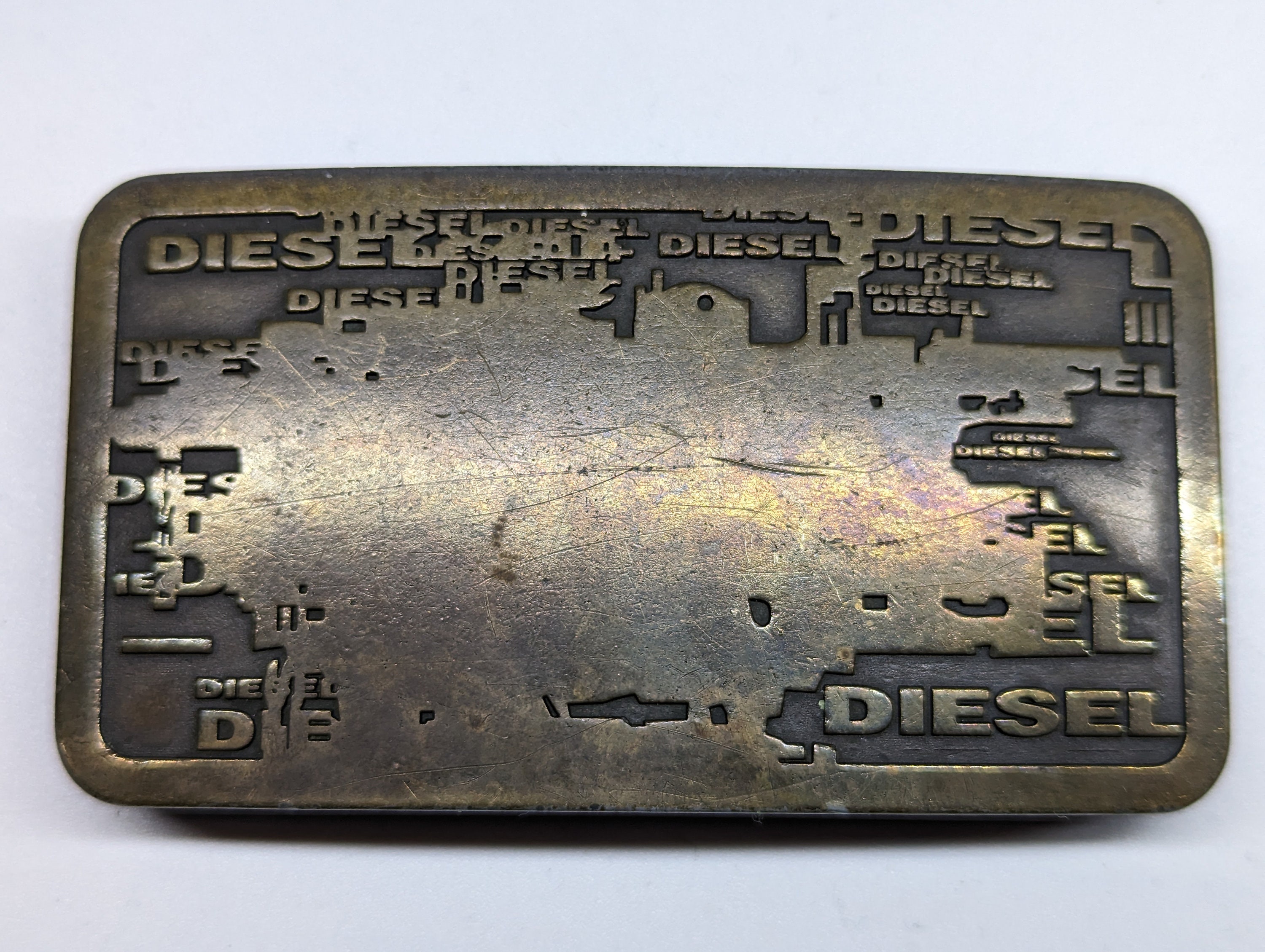 Vintage Diesel Belt Buckle - Etsy