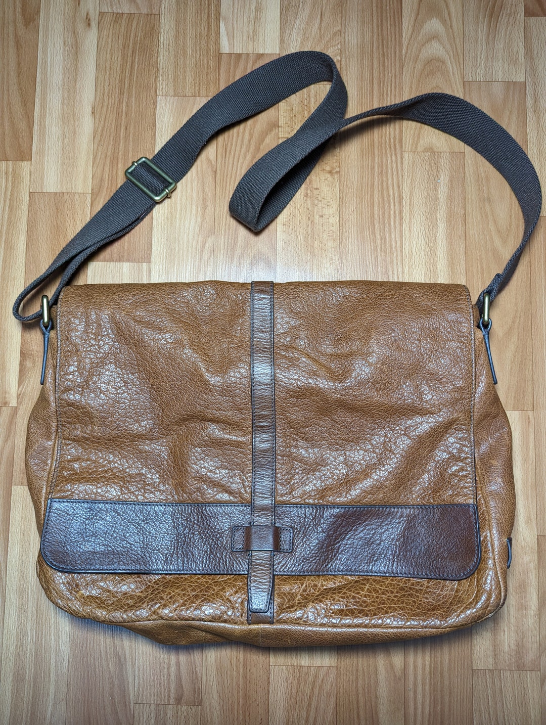 FOSSIL Vintage Leather Men's Messenger Shoulder Bag, 40x32x9 Cm. - Etsy