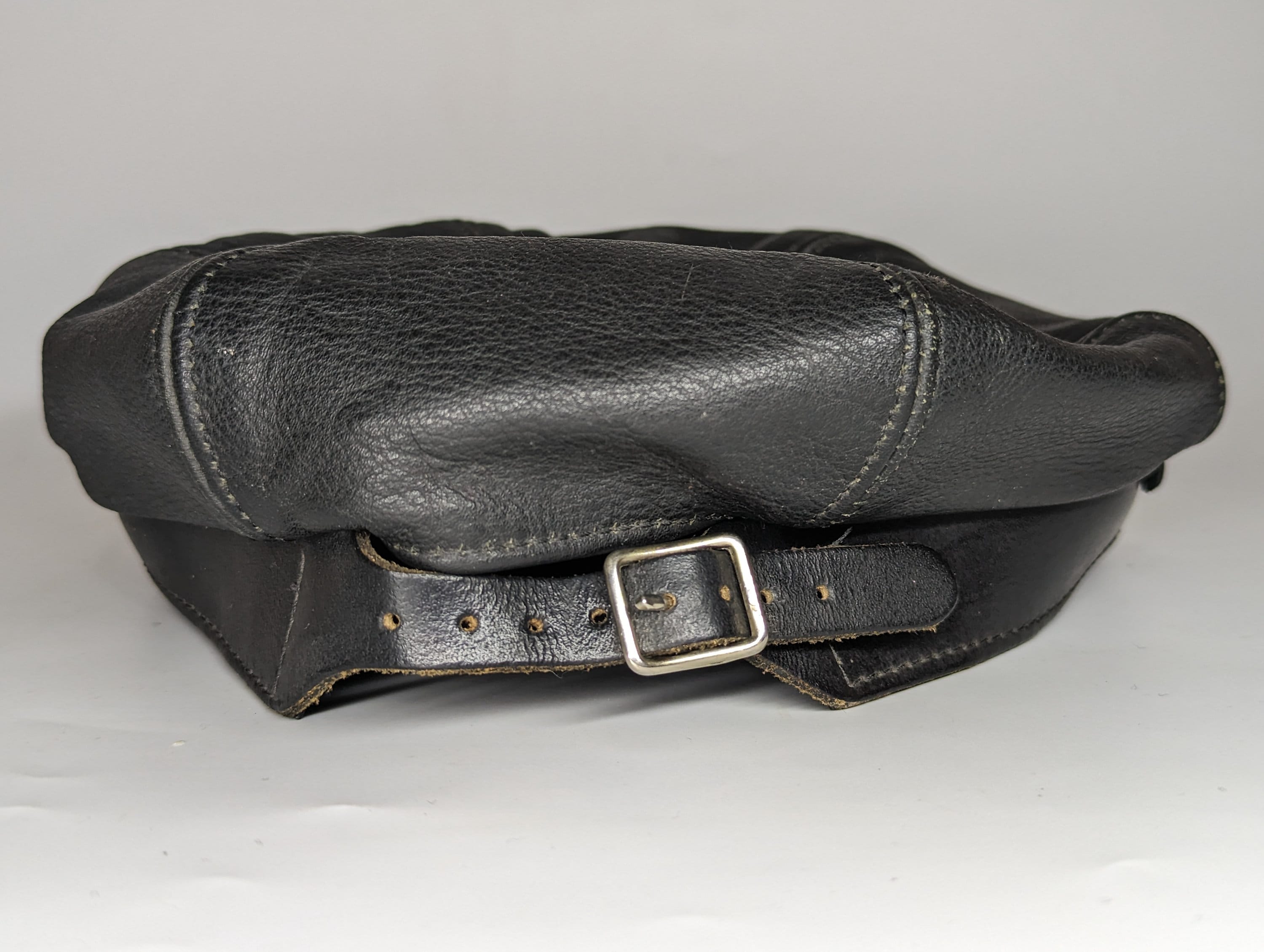 Vintage Leather Biker Cap Mas. Made in the USA. - Etsy