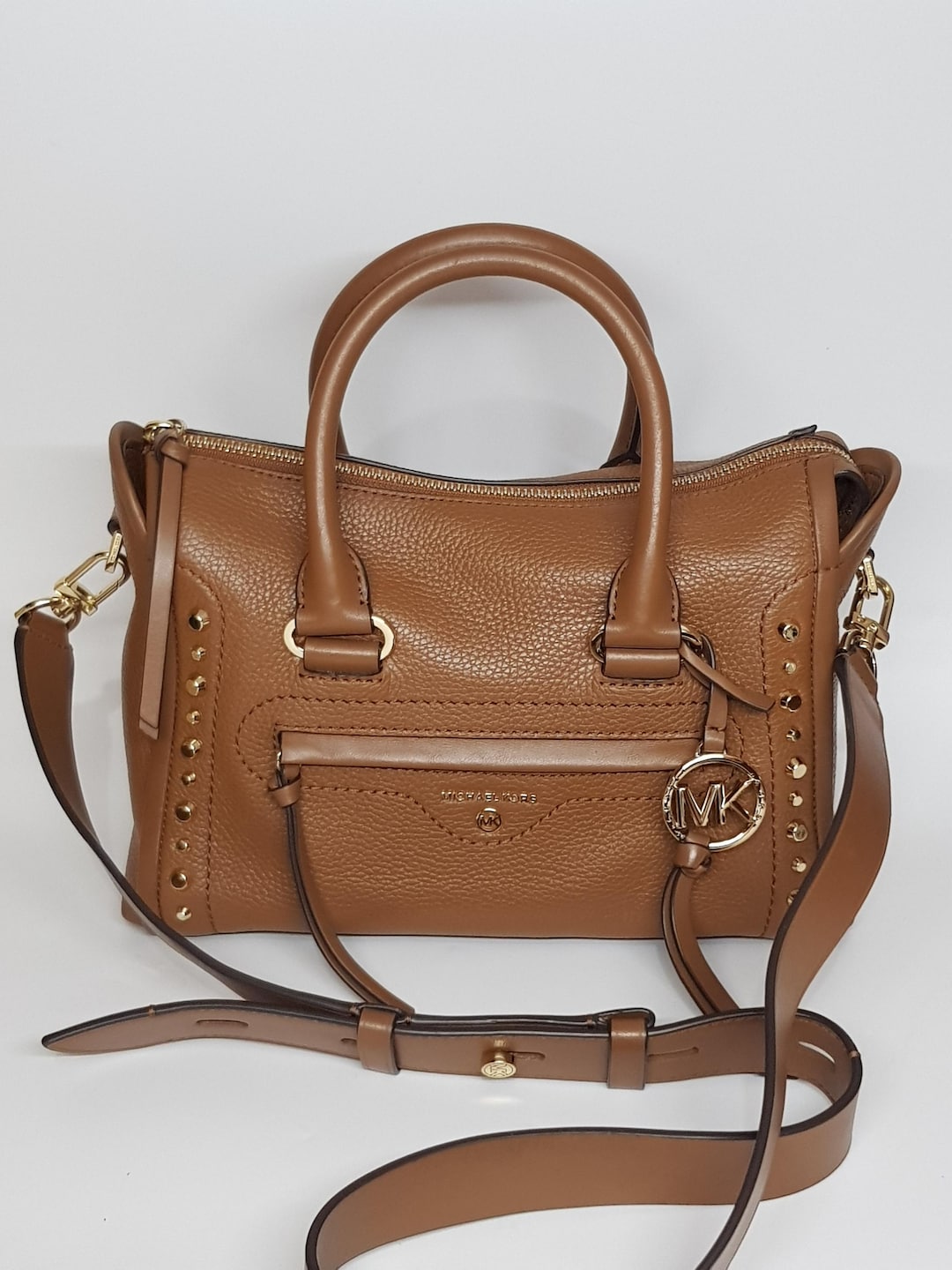 MICHAEL Michael Kors Bag Carine 30S0GCCS1T Brown - Etsy