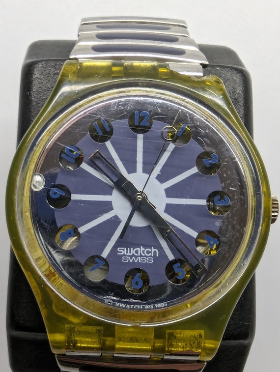 SWATCH vintage watch from 1991, Switzerland, running. - Gem