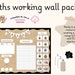 White & Hessian Beige Maths Working Wall KS1 and KS2 - Etsy