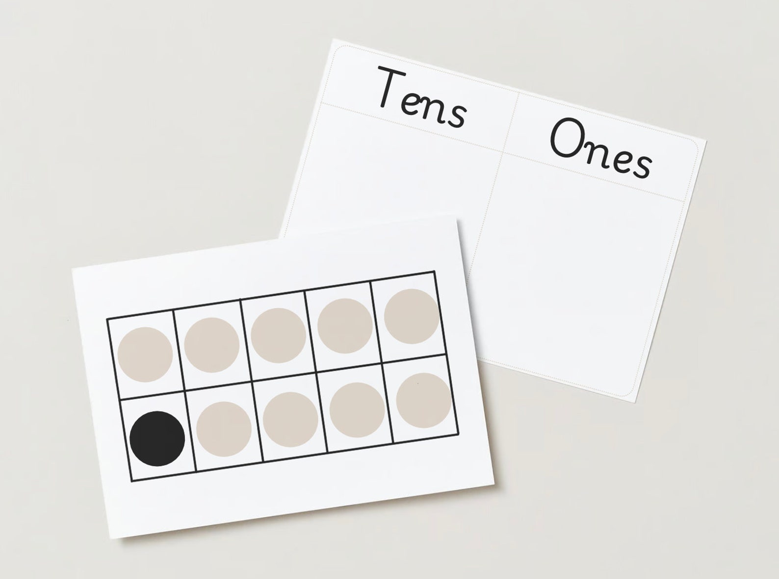 White & Hessian Beige Maths Working Wall KS1 and KS2 - Etsy