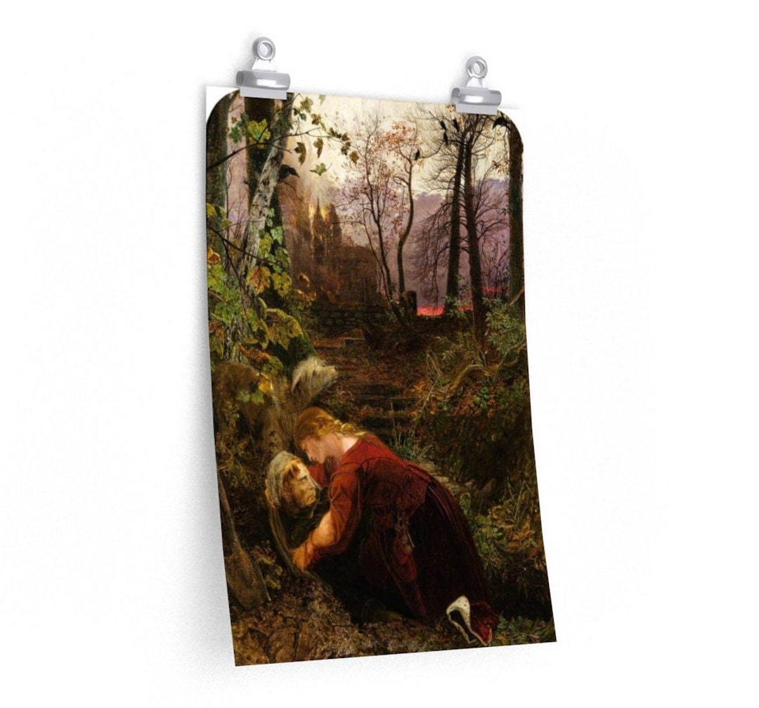 OUTLANDER BORDER WIDOW 12x18 Scottish Highlander Antique Art Print ...