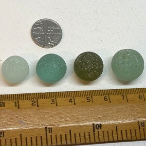 Four Seaglass Marbles - Rare - Lovely Gift - Collectors - Jewellery ...