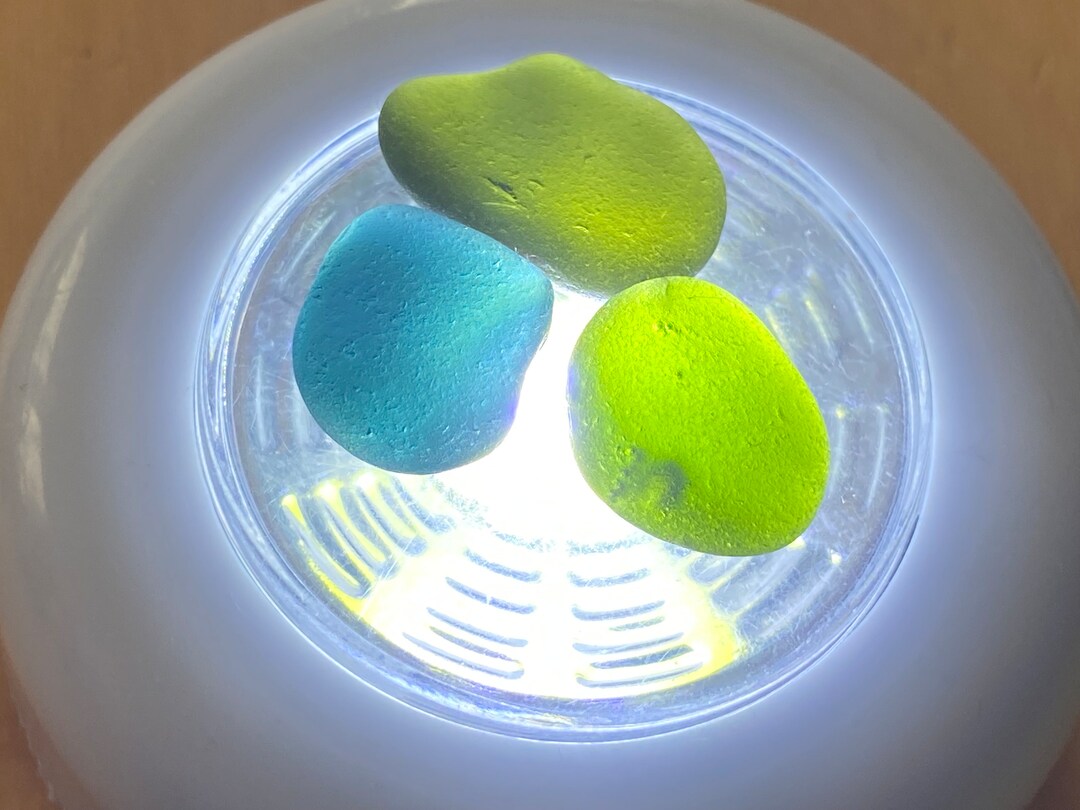 Three Pieces of Stunning Pirate Sea-glass - Etsy