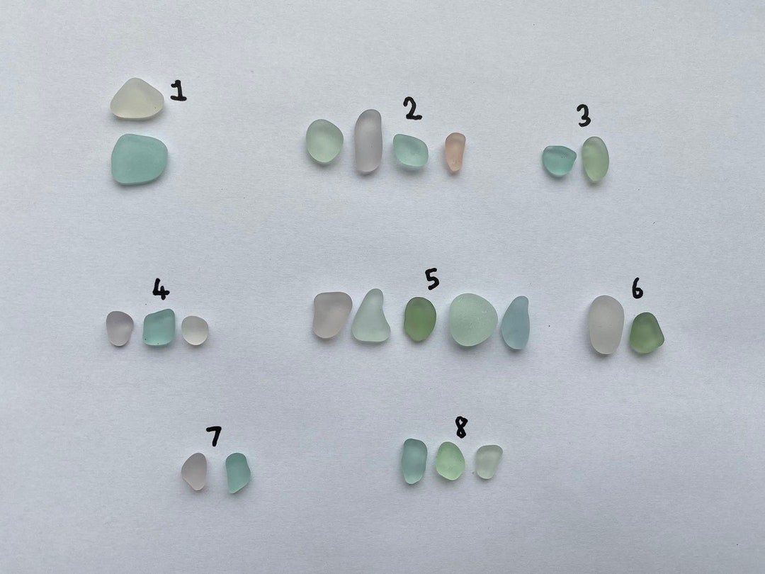 Pastel Colour Seaglass Beautiful Pieces From the Kent Coast - Etsy