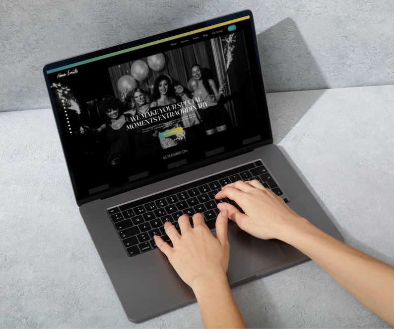 Wix Website Template for Event Planners, Wedding, Party Coordinators ...
