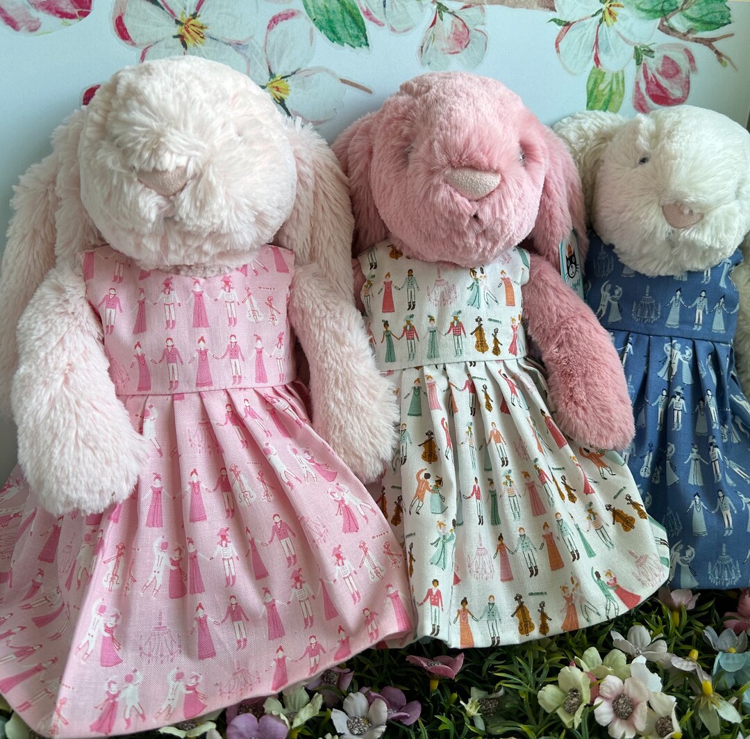 Regency Dress for Medium Jellycat Bashful Bunny Bridgerton Inspired - Etsy