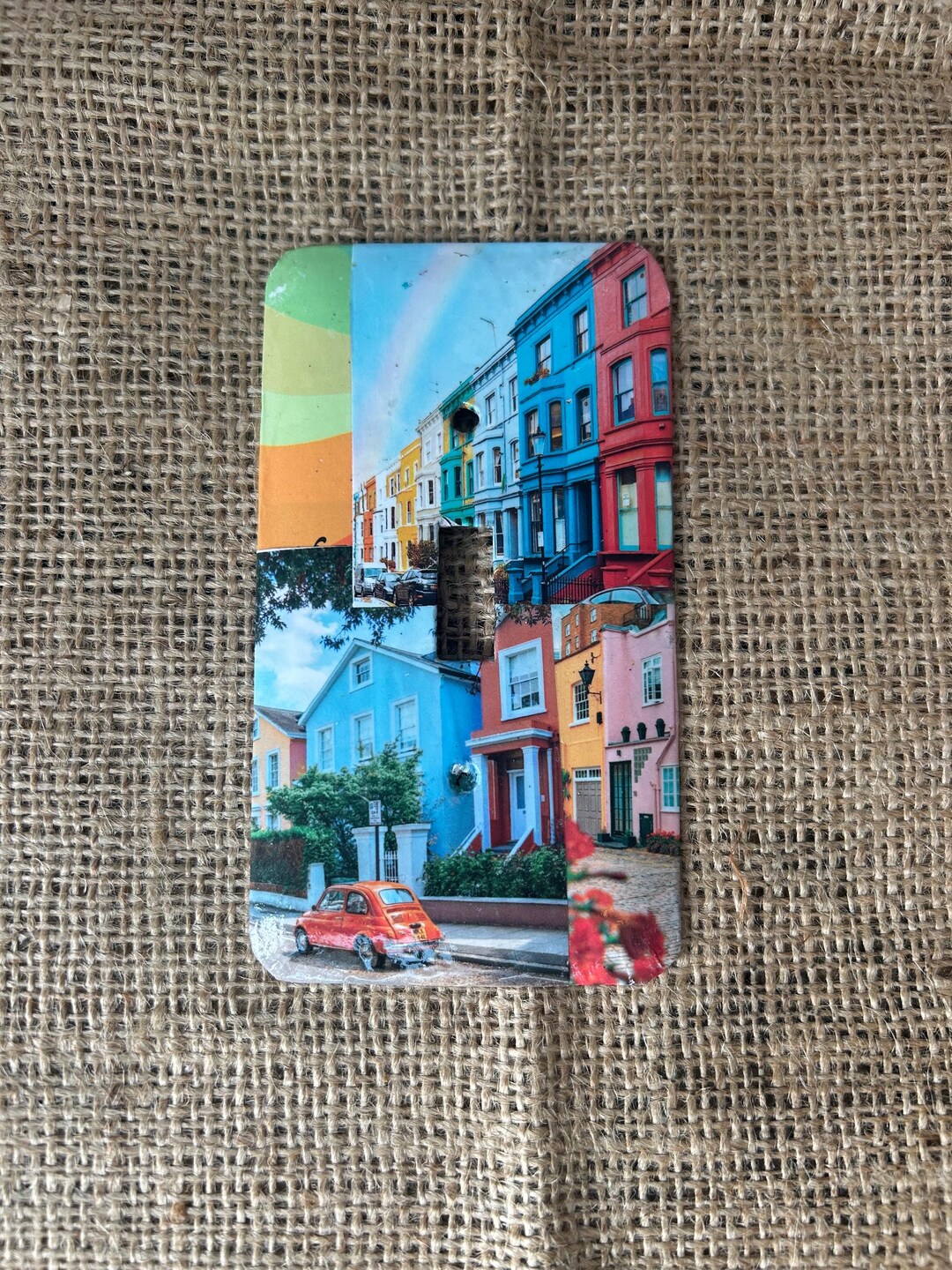 Colorful City/vw Beetle Switch Plate - Etsy