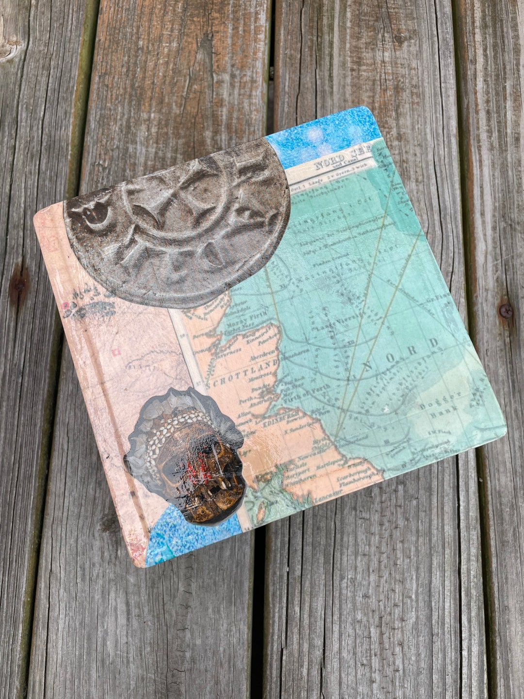 Viking Norse Stash Box With Norse Proverb. One of a Kind Up-cycled ...