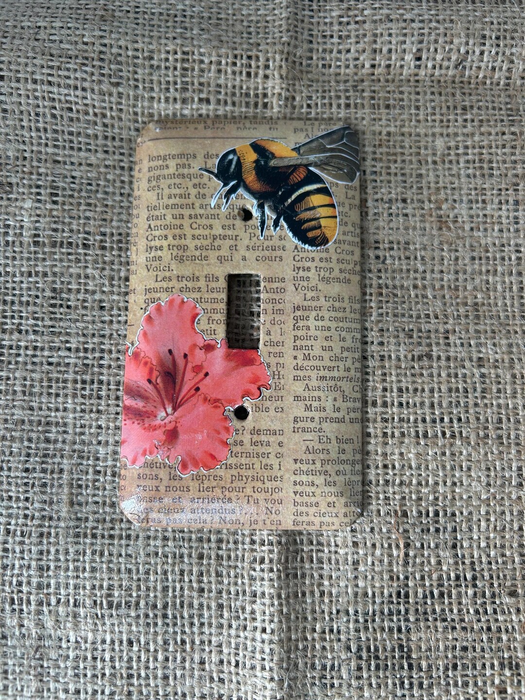 Bee Flower Switch Plates - Etsy