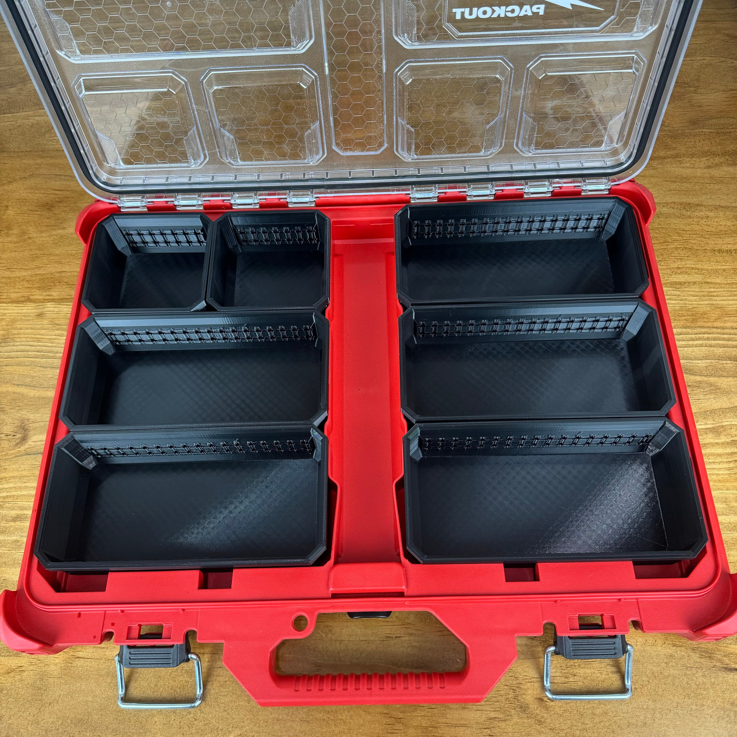 Milwaukee PACKOUT 7-pack Long Bit Bins for Low-profile Packout ...