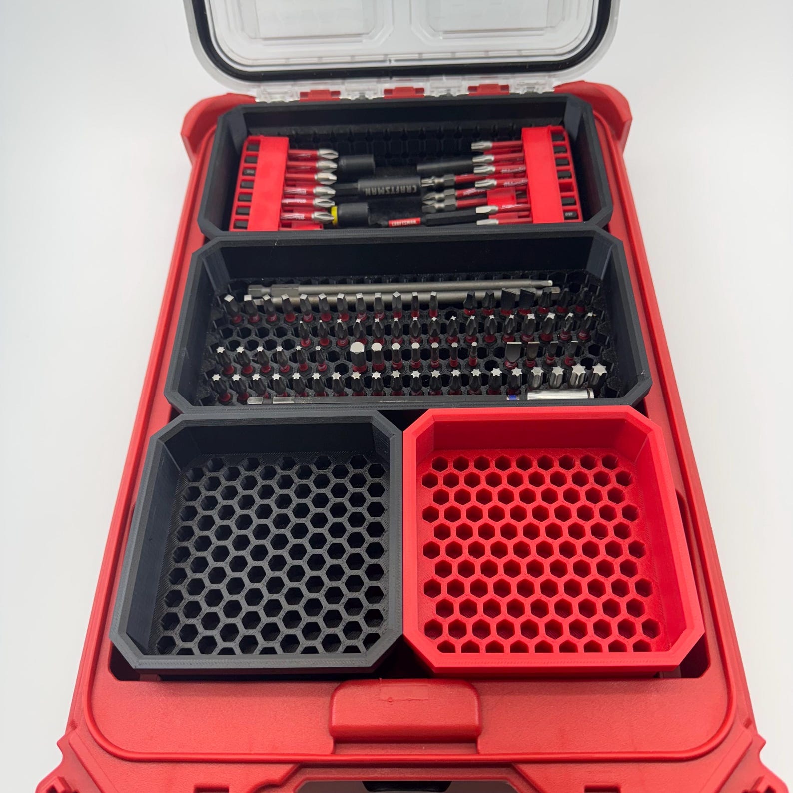 Milwaukee PACKOUT Square Bit Bin - 104 Ct Bit Holder for Low-profile ...