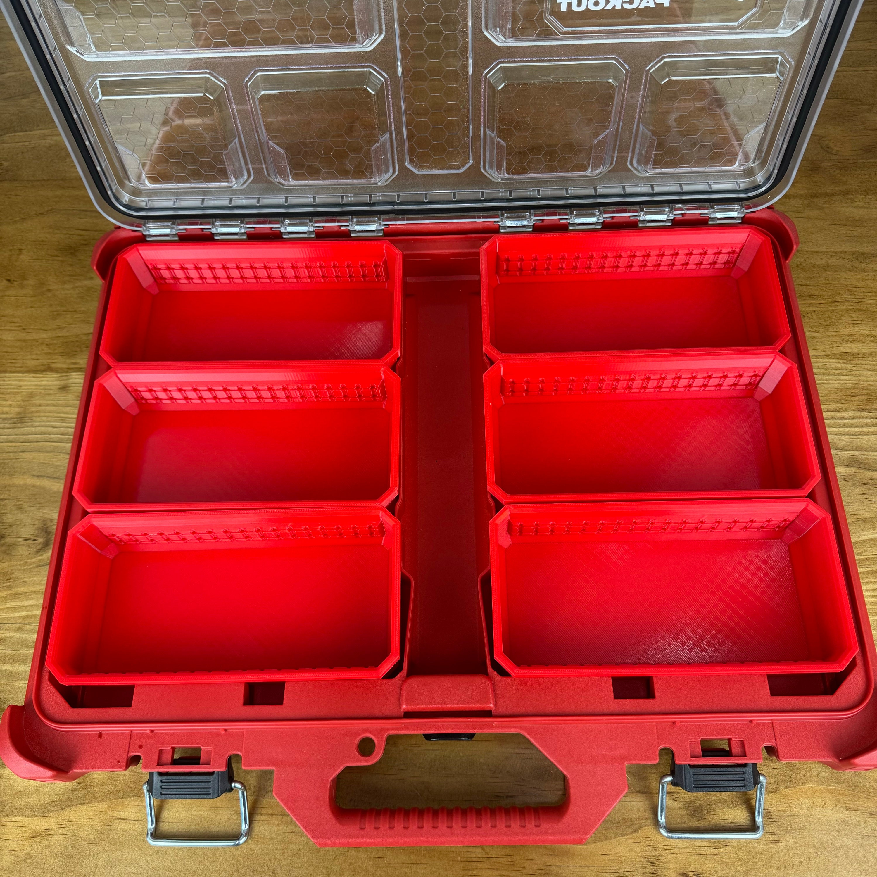 Milwaukee PACKOUT 6-pack Long Bit Bins for Low-profile Packout ...