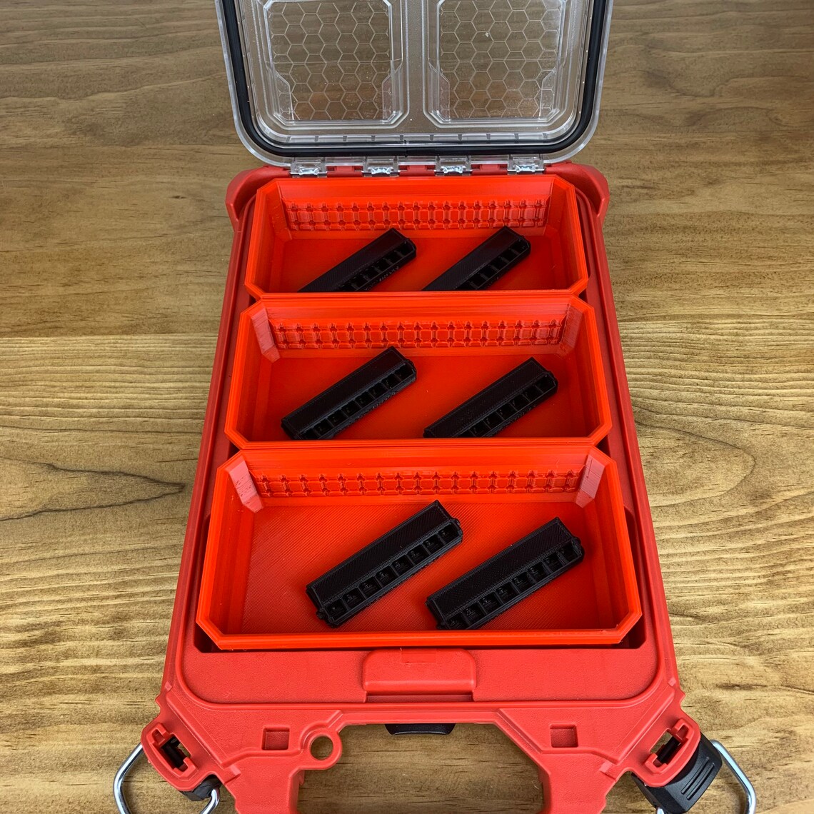 Milwaukee PACKOUT Long Bit Bin and Bit Holders for Low-profile Packout ...