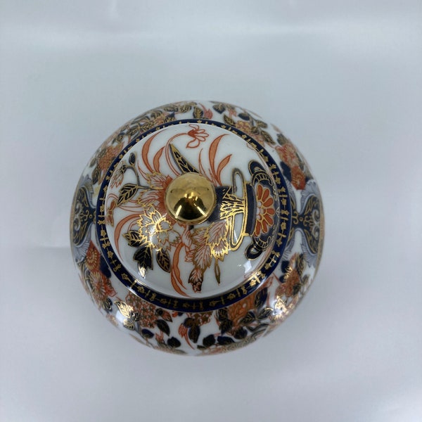 Porcelain Gold Imari Vase - Etsy