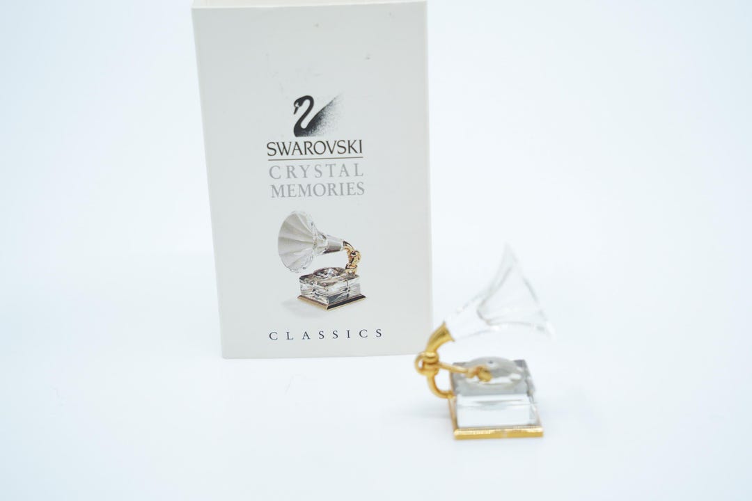 Swarovski Crystal Memories Gramophone - Etsy