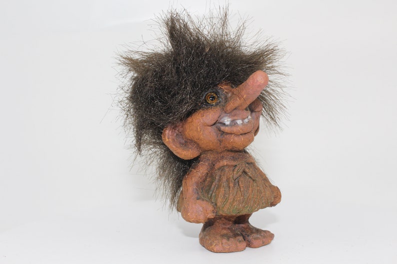Nyform Troll Nr 15 Troll Girl Vintage Norway Troll Collectable - Etsy