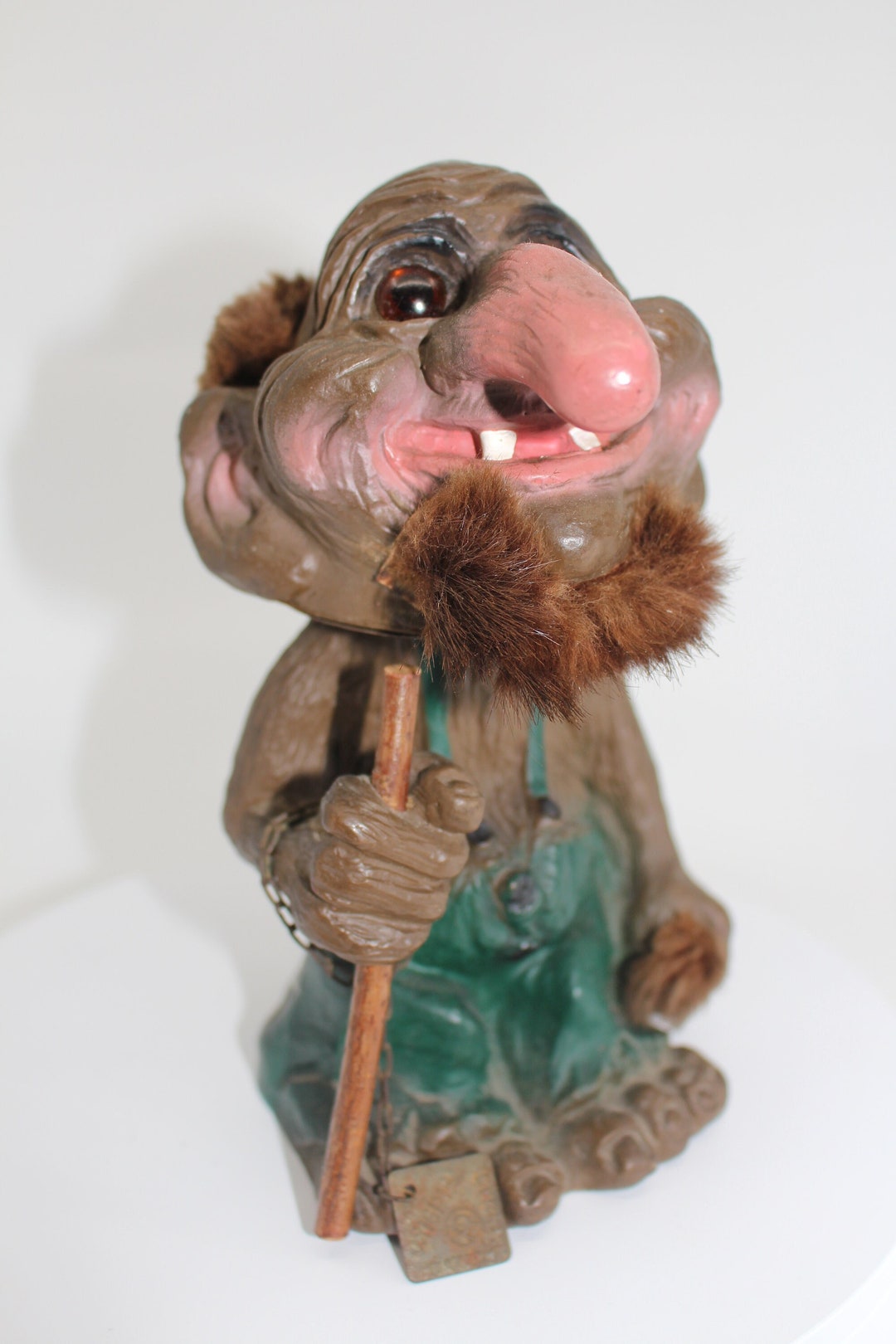 Heico Bobble Head Nodder Troll With Stick - Etsy
