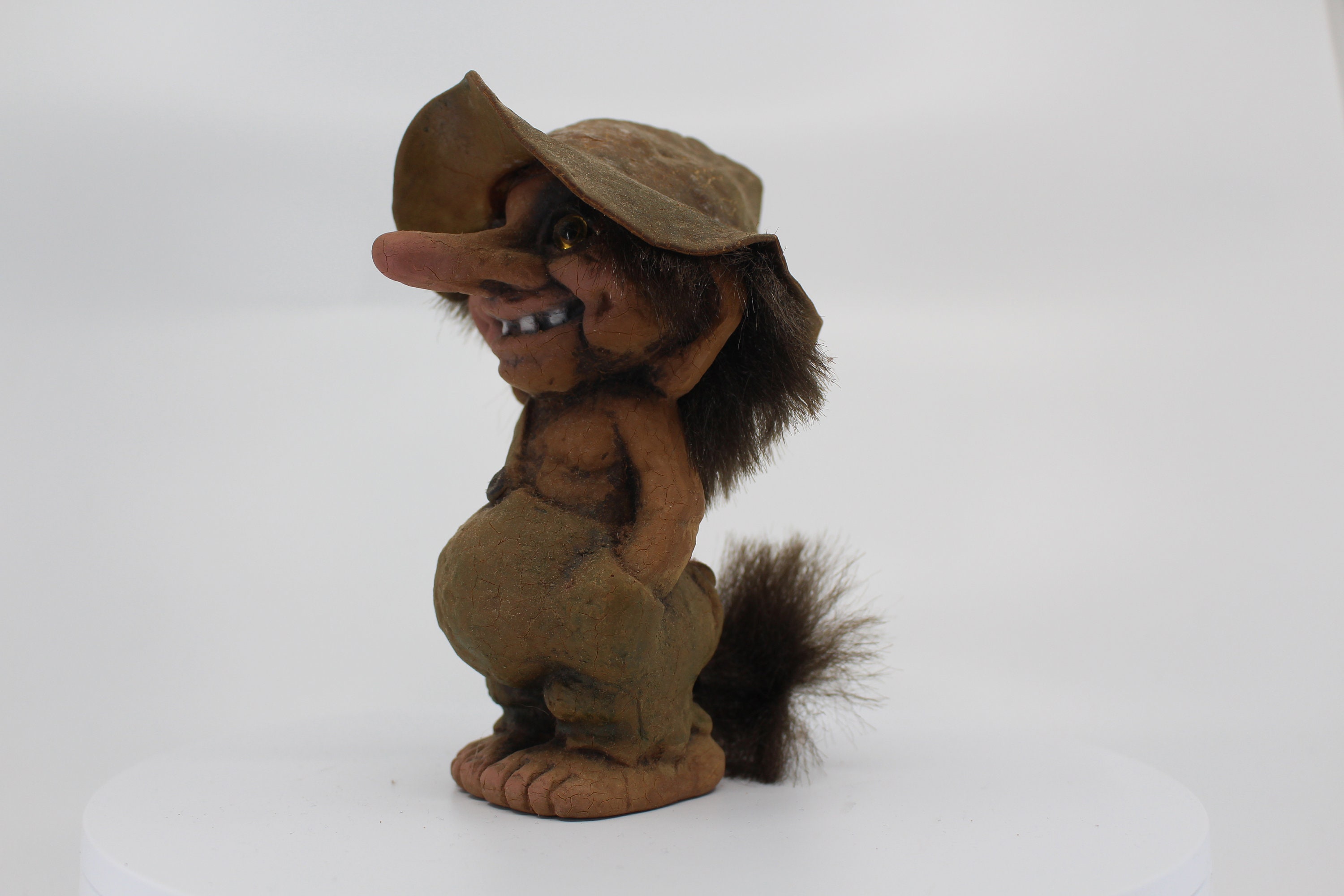 Nyform Troll With Hands in His Pocket and Hat, Norway, Vintage Myth ...