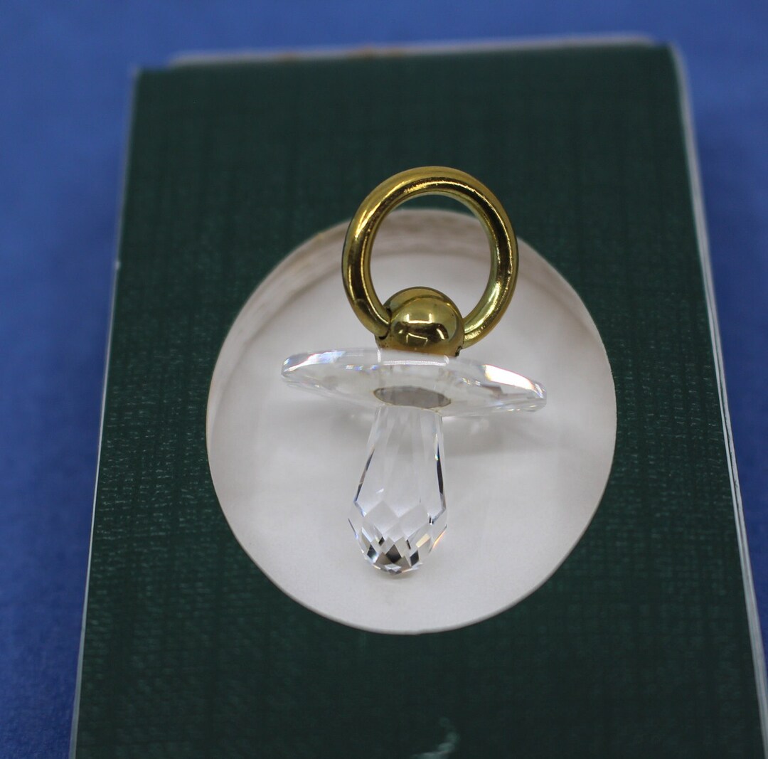 Swarovski Memories Crystal Pacifier With Box - Etsy