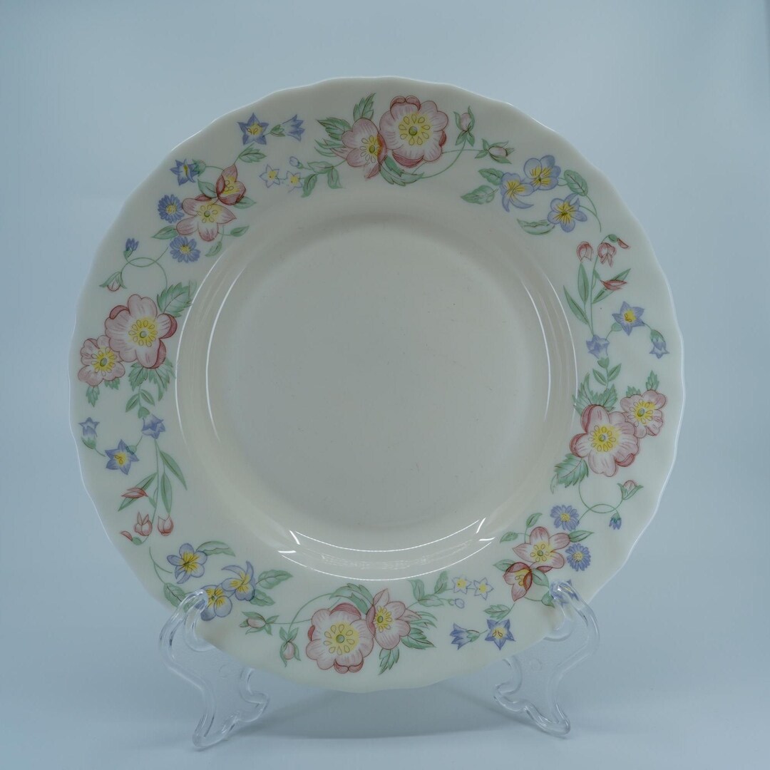 Arcopal Champetre Dinnerware Collection Deep Plates Floral Motif - Etsy