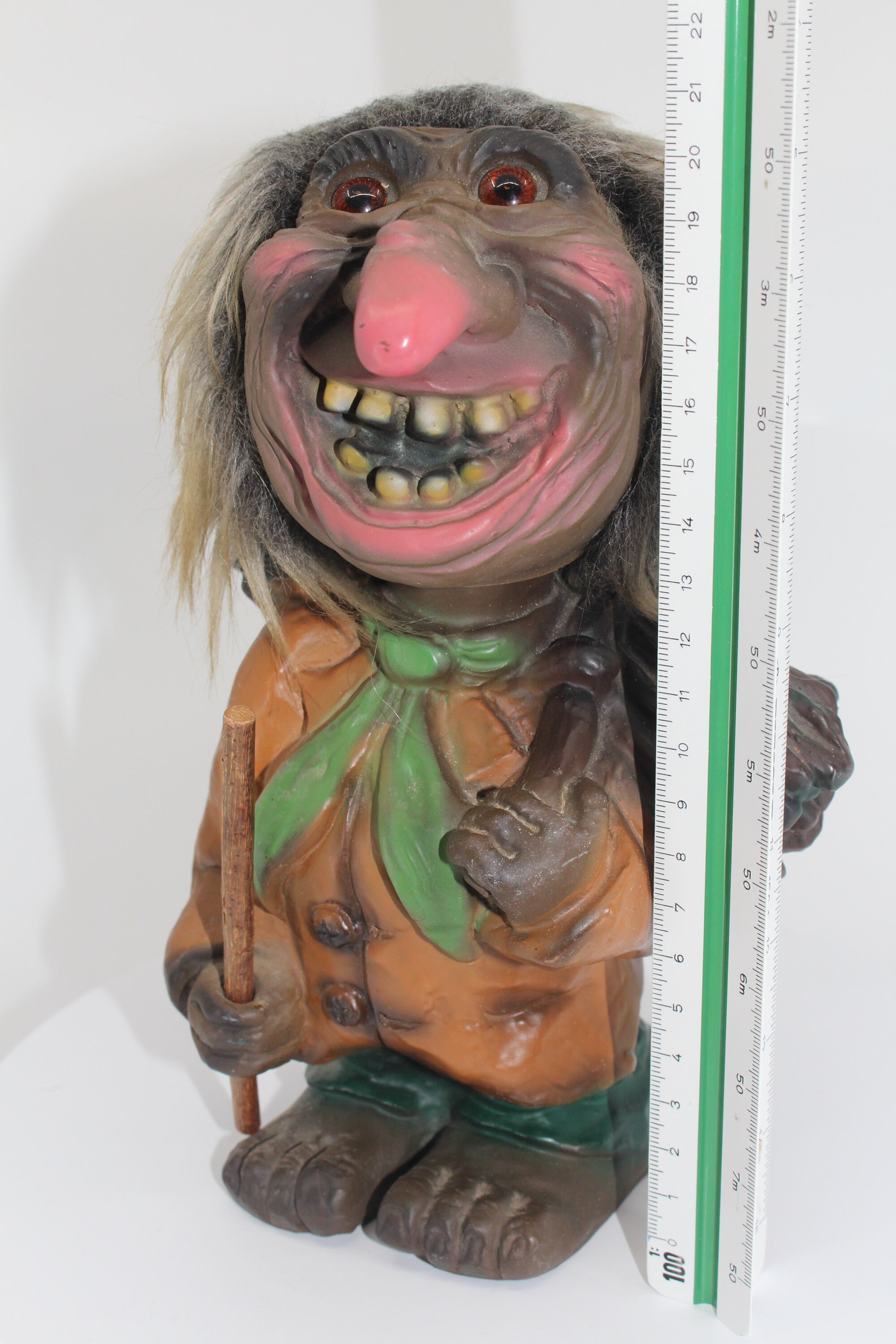 Heico Bobblehead Troll With Wood on His Back Vintage Germany 1960 - Etsy